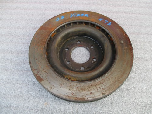Dodge Viper SRT10 FRONT BRAKE ROTOR 2003 2004 2005 2006 03 04 05 06 OEM ...