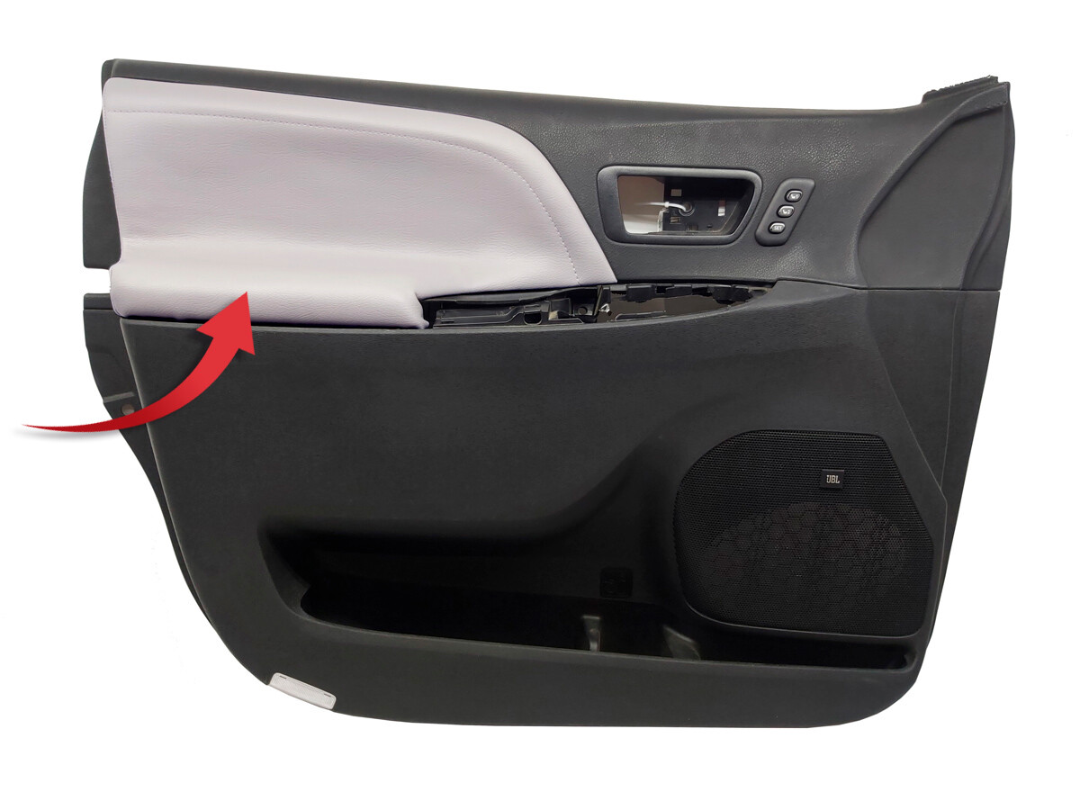 Fits 2011-2020 Toyota Sienna Vinyl Leather Insert Door Panel Insert ...