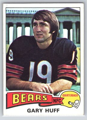 1975 Topps #38 Gary Huff - Bears - ExMt | eBay