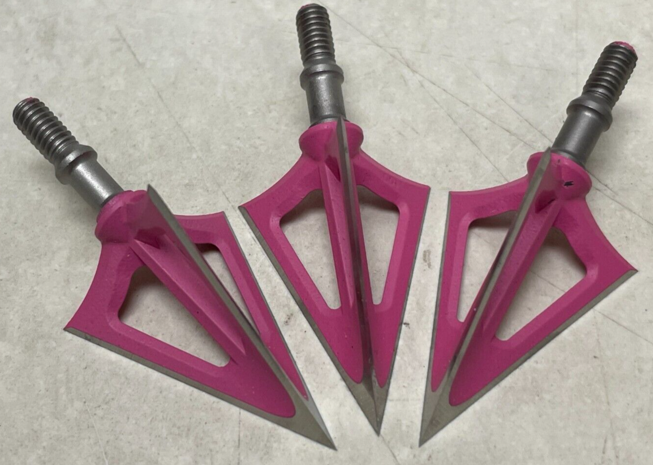 G5 Outdoors Montec Broadheads, 100 Grain (Pack of 3), Pink - 119 | eBay