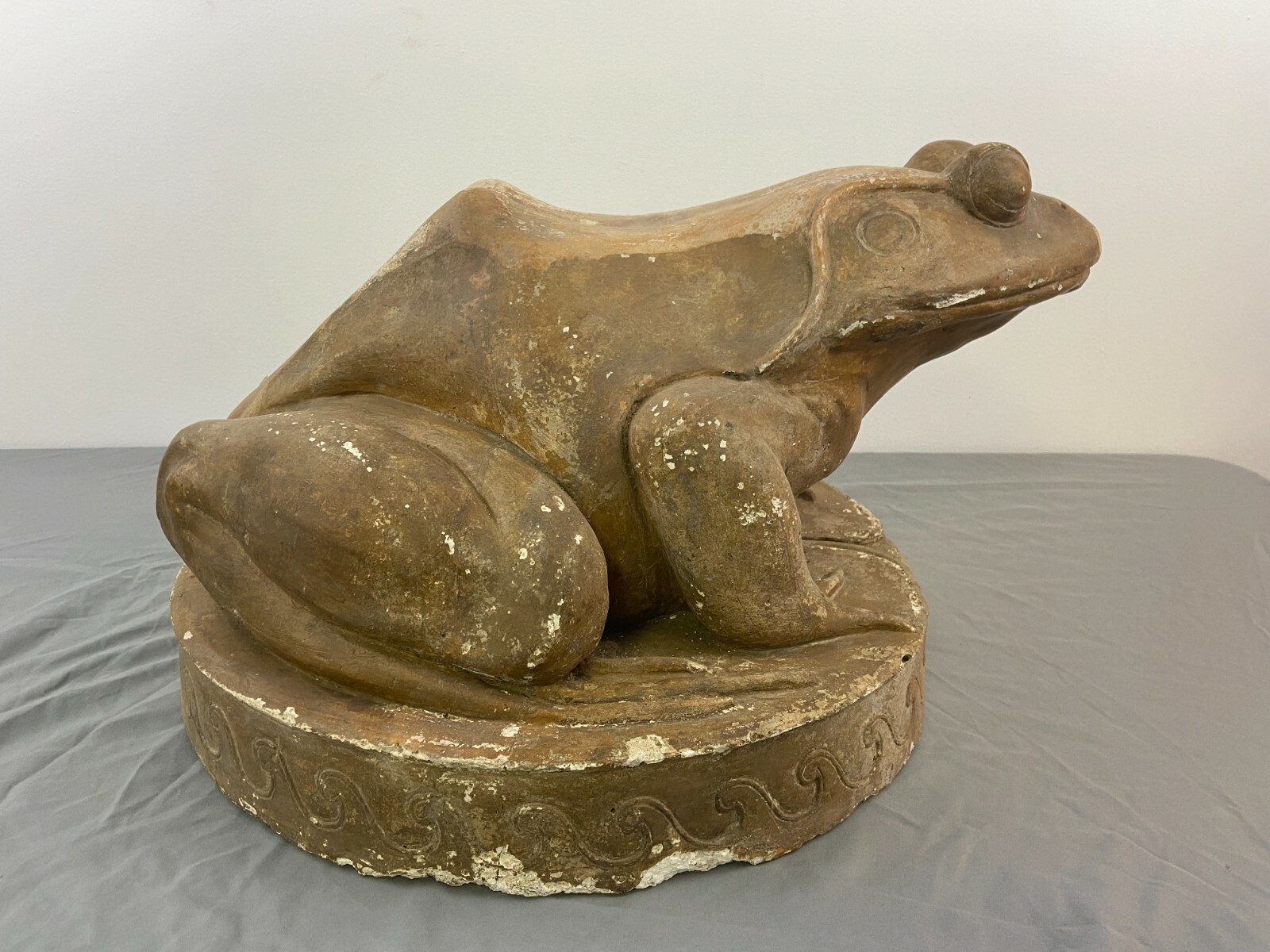 Large Orig. 1929 Beatrice Fenton Phila. Frog Sculpture Cast Plaster ...