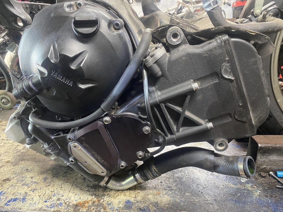 2008-2016 Yamaha R6 Engine Motor Runs Well Woodcraft Covers | eBay