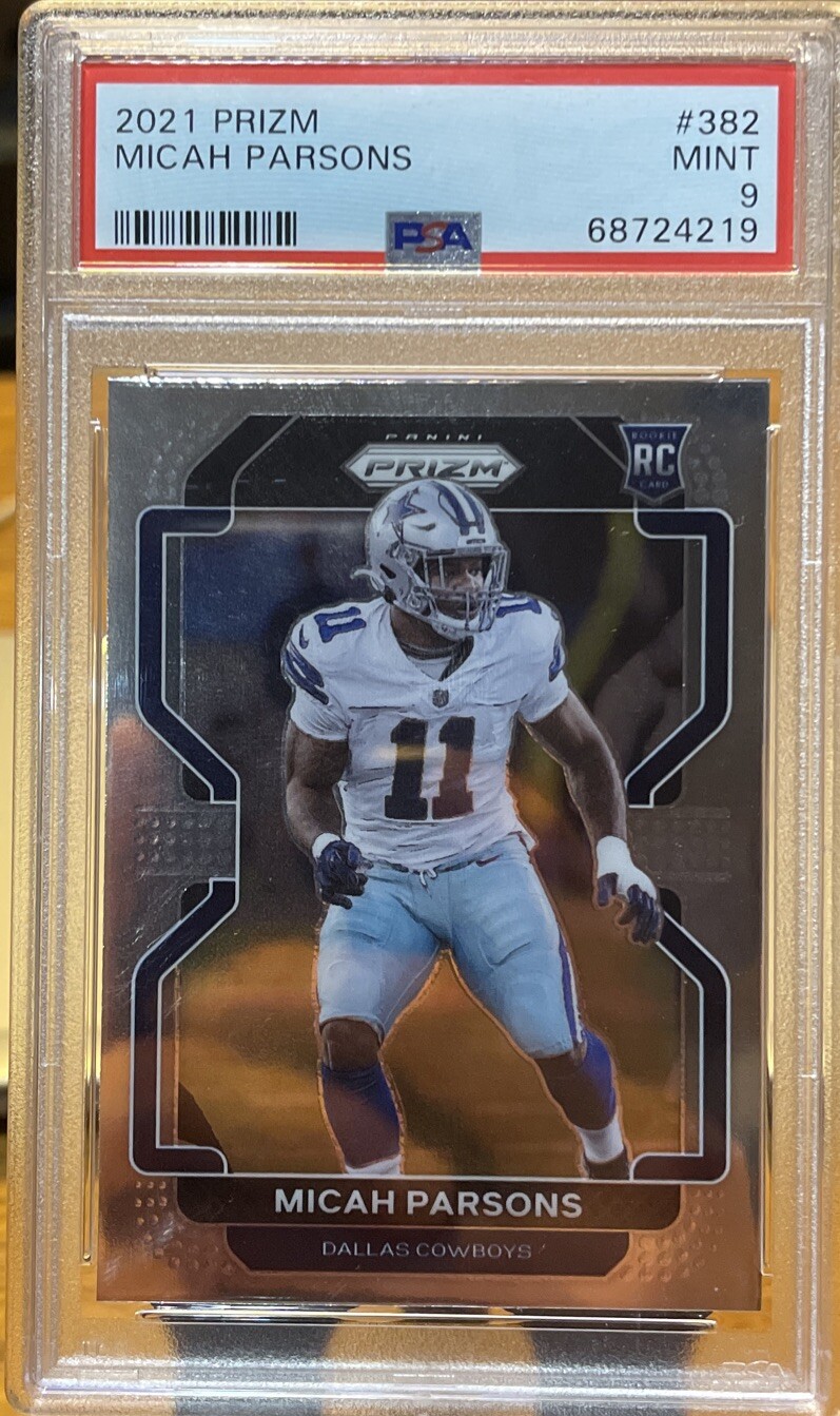 2021 Panini Prizm Football Micah Parsons ROOKIE #382 PSA 9 | eBay