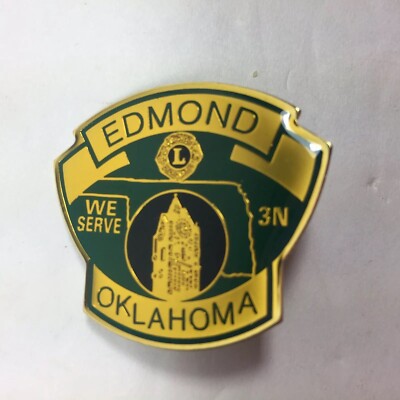 Edmond Oklahoma Lions Club Pin 3N UCO North Tower University of Central ...
