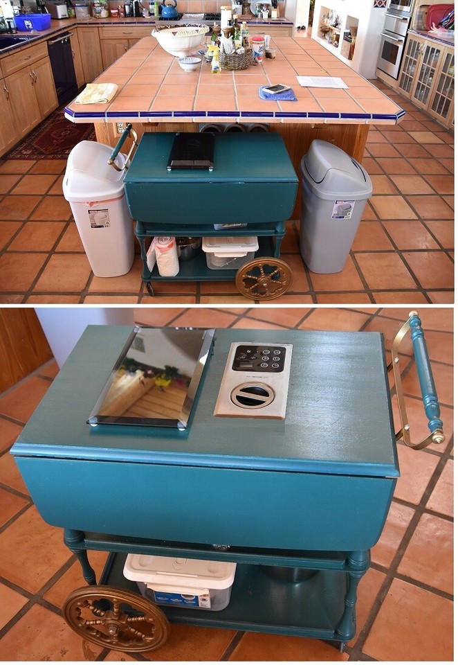 In-Built in-counter blender (Food Center) w/1000W Drop in under counter ...
