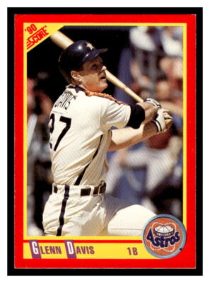 1990 Score #272 Glenn Davis - Houston Astros | eBay