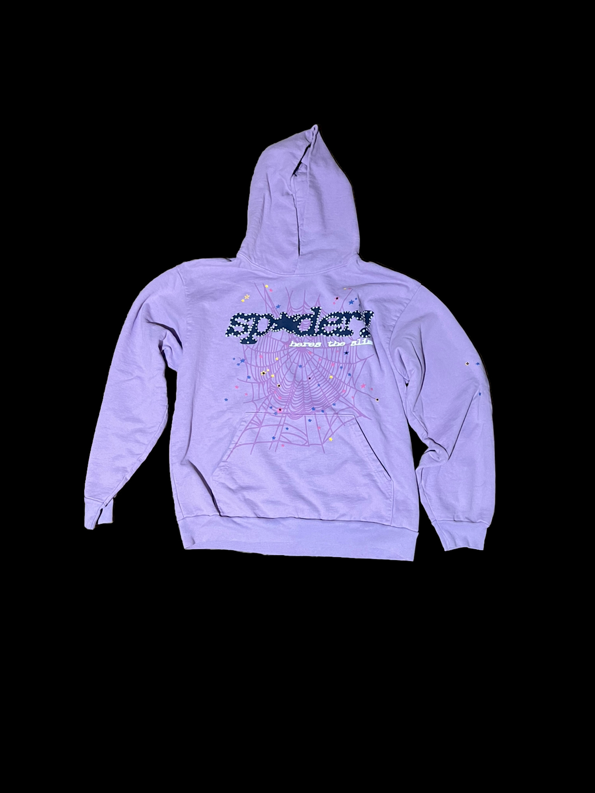 Spider Worldwide Young Thug Sp5der Açaí Purple Hoodie… - Gem