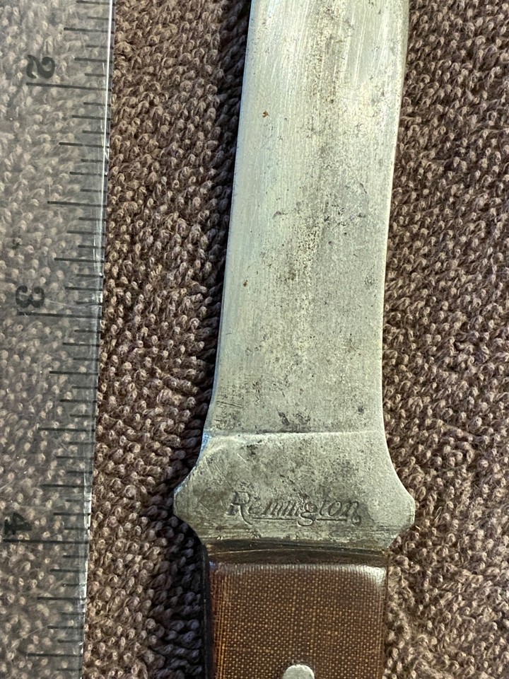 Remington UMC RH4 antique hunting knife with sheath | eBay