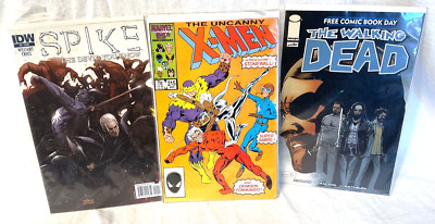 Lot of 3 Comic Books Spike The Devil You Know, The Walking Dead ...