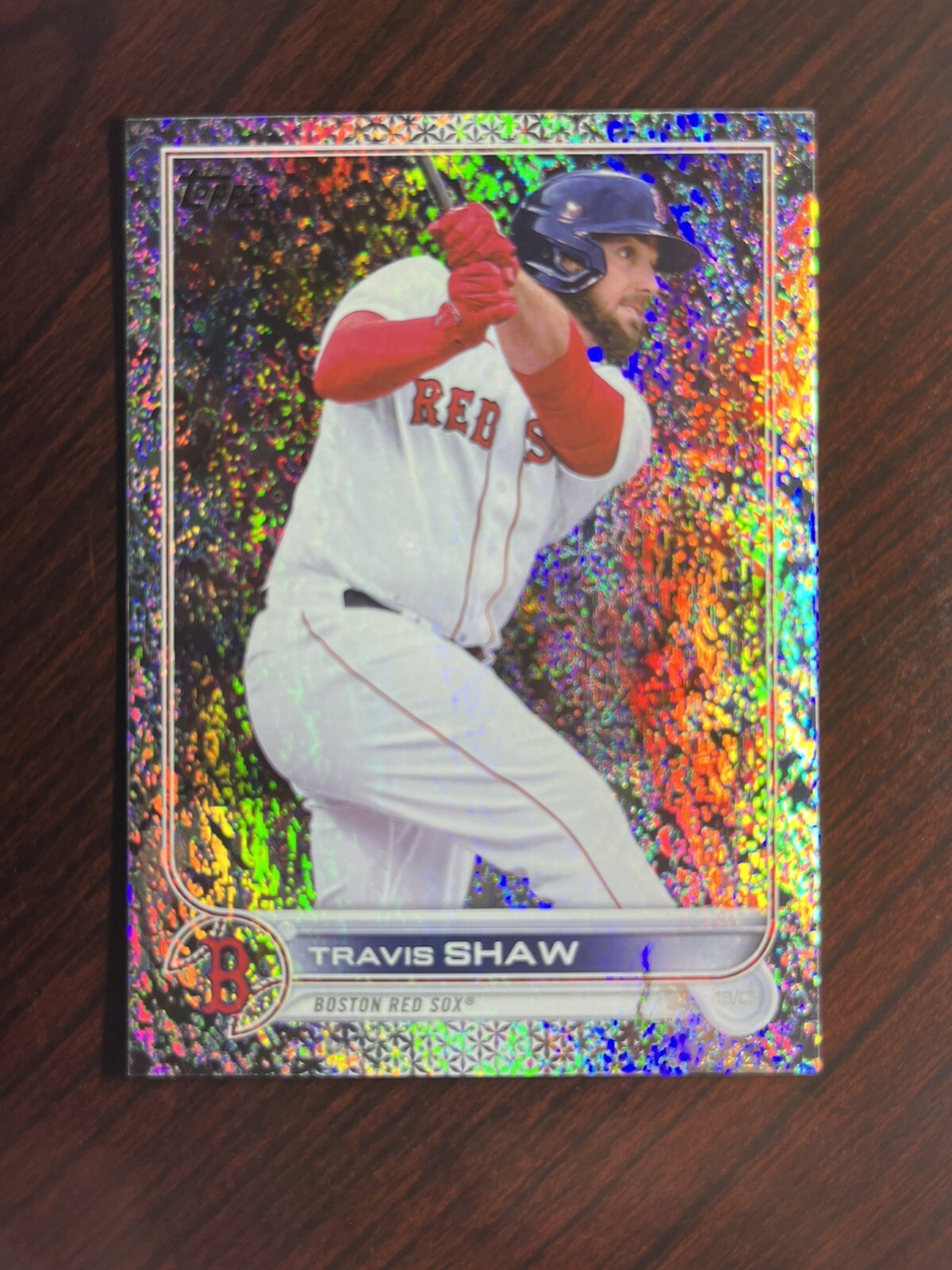 2022 Topps Series 1 Travis Shaw Factory Set Sparkle Foilboard #001/390 ...