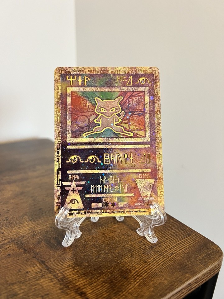 Ancient Mew Promo Card 2000 Pokémon Movie Holo Foil Vintage Wizards ...