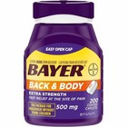 Bayer Extra Strength Back & Body Pain Relief 500 mg Caplets 200 Count ...