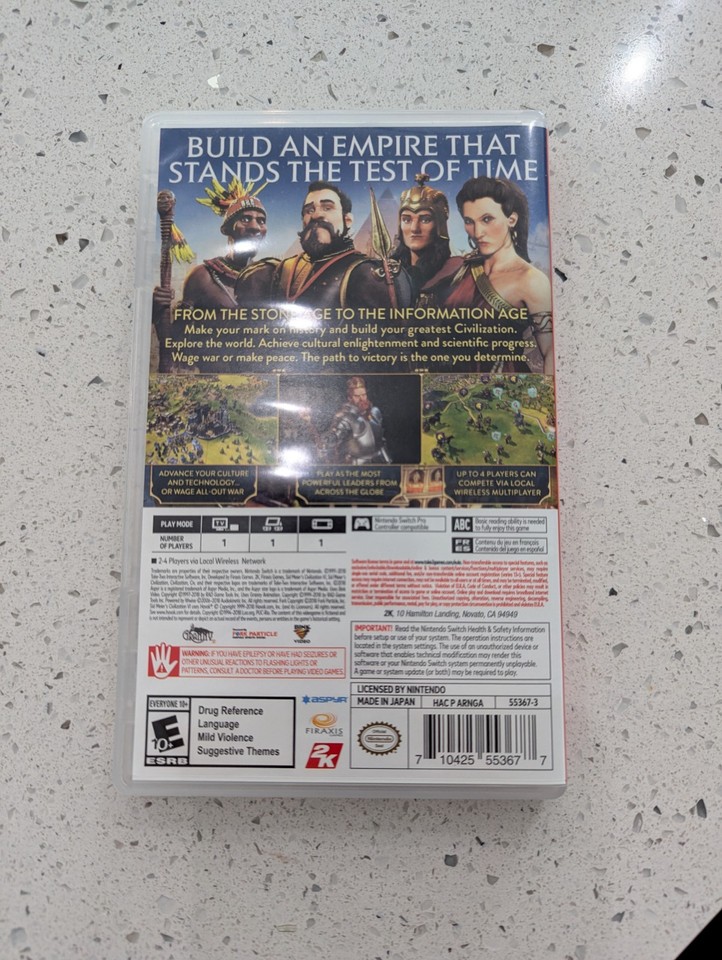 Sid Meier's Civilization VI - Nintendo Switch | eBay