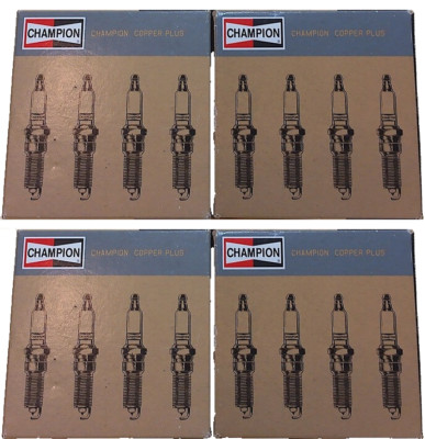 BUNDLE! (16) Genuine Champion Copper Plus Spark Plugs RCJ7Y 859 FREE ...