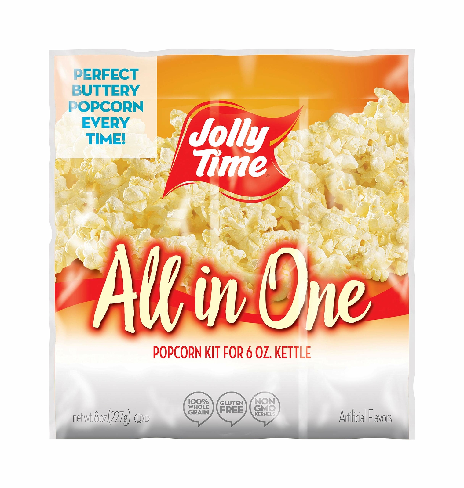 JOLLY TIME All in One Kit for 6 oz. Popcorn Machine | Portion Packet ...