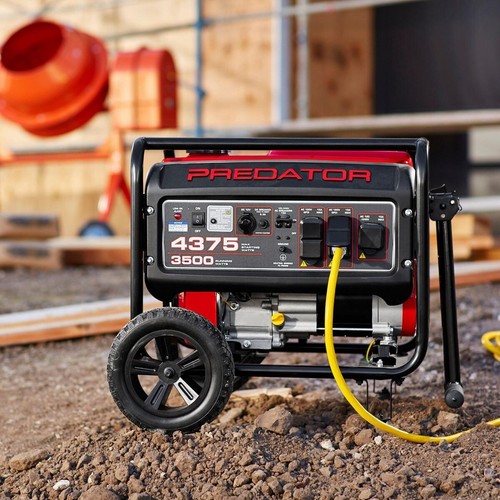 PREDATOR 4375 Watt Gas-Powered Portable Generator with CO SECURE ...