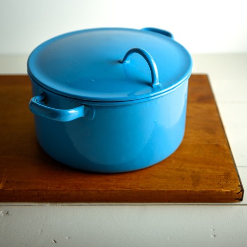 RARE STRANSKY STEEL WARE Germany Sauce Pan / Pot with Lid Cornflower ...