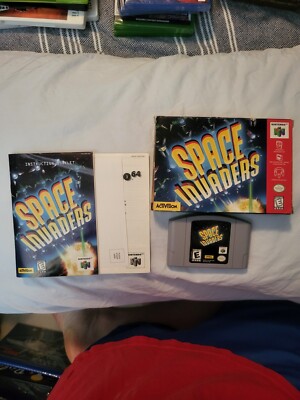 Space Invaders Nintendo 64 Complete in Box with Manual and 2 inserts ...