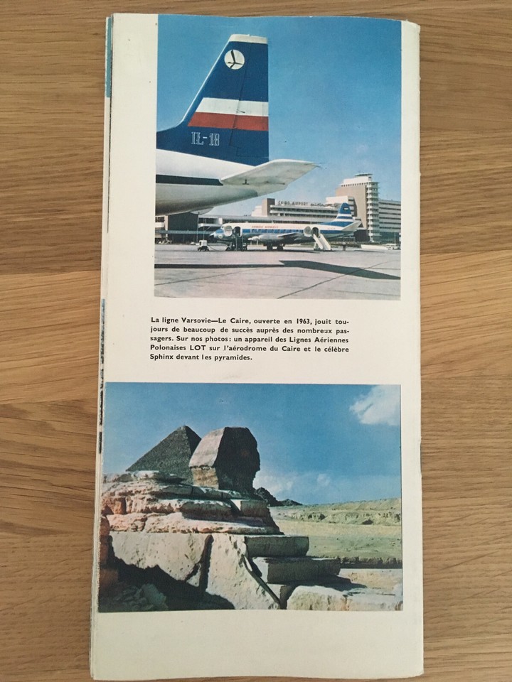 LOT POLISH AIRLINES 1960s BROCHURE MAGAZINE IL18 VICKERS VISCOUNT | eBay