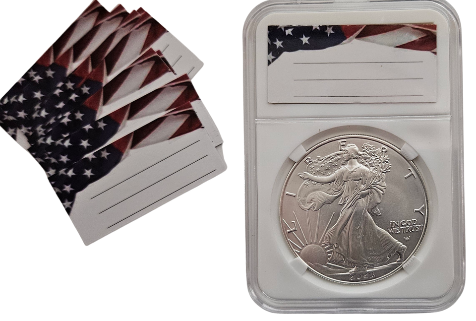 10-Pack 40mm Coin Slab Display Holder for American Silver Eagles ...