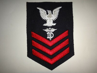 US Navy Petty Officer 1st Class PO1 Large Chevron With DENTAL ...