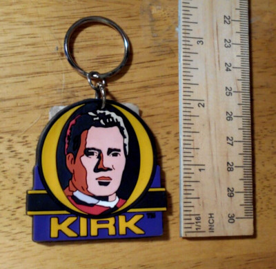 Star Trek Captain Kirk 1994 Vintage Keychain Paramount Applause Key ...