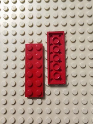 LEGO 2 x 6 ~ Red Plate ~ Flat Base ~ 3795 ~ Lot of 2 | eBay