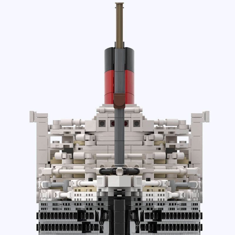 MOC-93208 1/325 Scale Queen Mary Compatible with 10294 4689 Pieces for ...