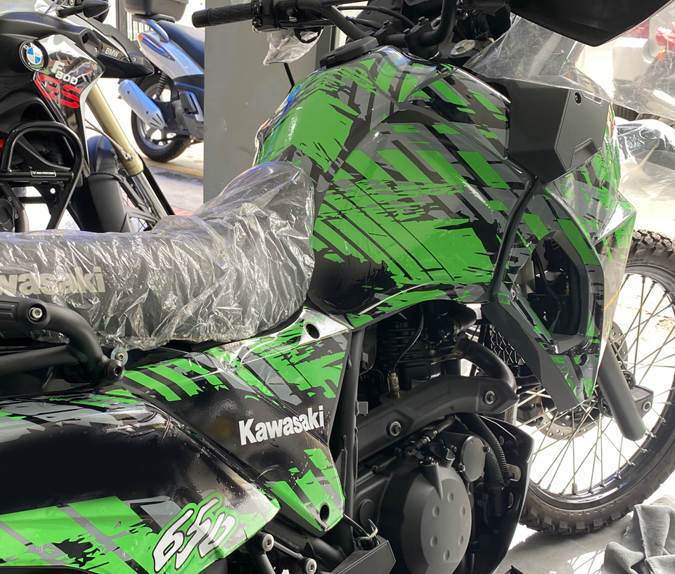 KAWASAKI KLR 650 2023 GRAPHICS KITS STICKER DECALS STREET RACE (2022 ...
