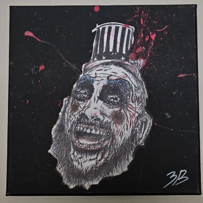 Captain Spaulding Mixed Media Drawing / Painting 12x12 | eBay