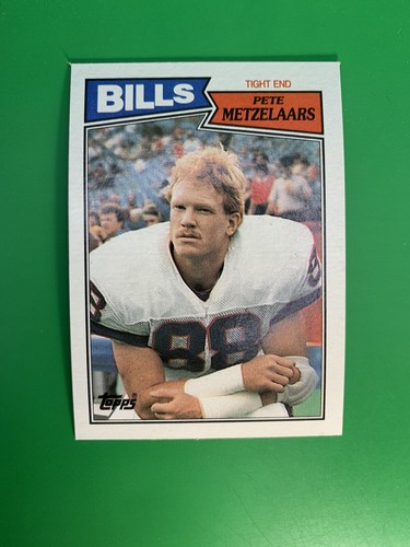1987 Topps Pete Metzelaars RC #366 Buffalo Bills | eBay