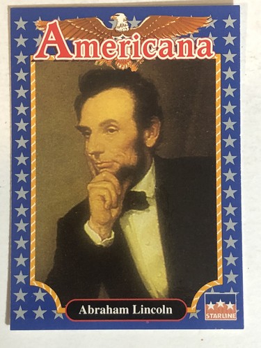 Abraham Lincoln Americana Trading Card Starline #2 | eBay