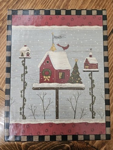 LANG Peace Birdhouse boxed Christmas cards, Artwork By Warren Kimble ...