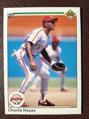CHARLIE HAYES PHILADELPHIA PHILLIES 1990 UPPER DECK BASEBALL CARD #437 ...
