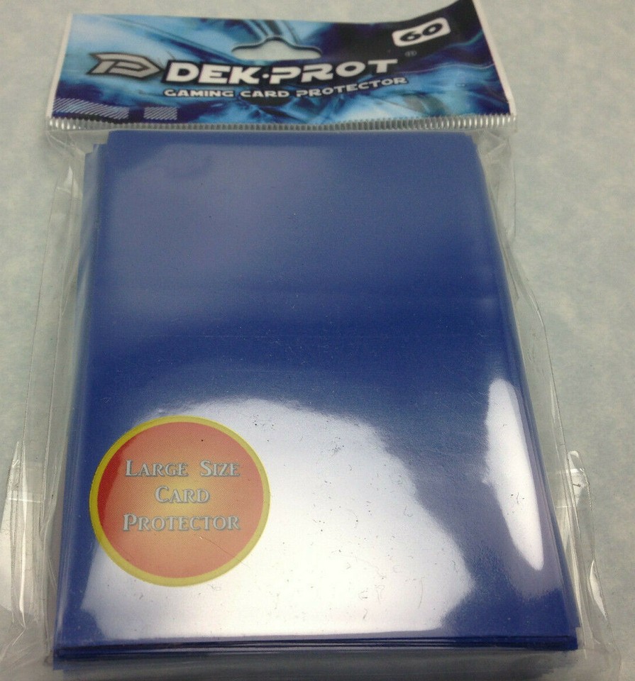 60 Large Standard Size Deck.Prot Pokemon/Digimon/MTG Protector Sleeves ...