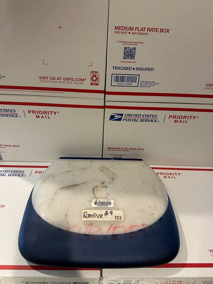 Apple iBook G3/366 M6411 Clamshell Laptop Indigo Edition UNTESTED RARE ...