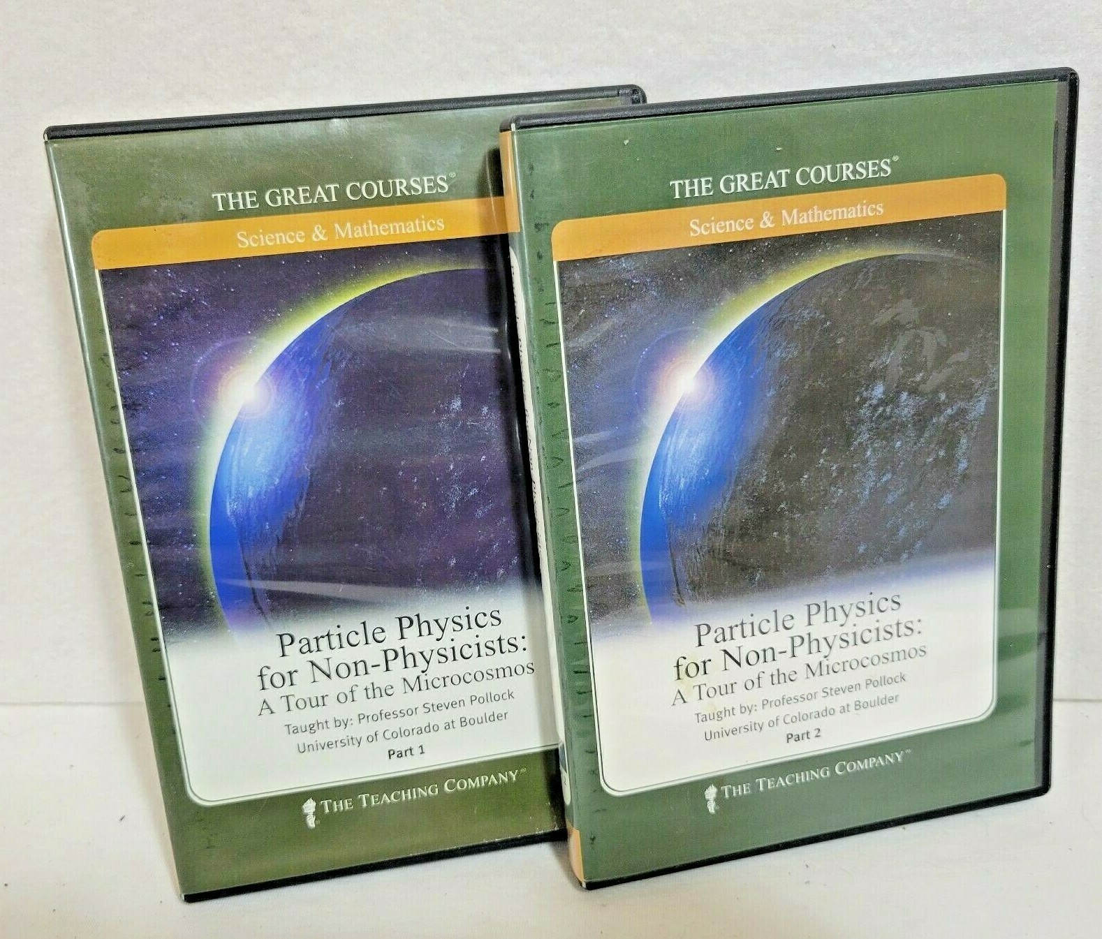 PARTICLE PHYSICS NON-PHYSICISTS DVDs Pts 1-2 Prof. Steven Pollock Great ...