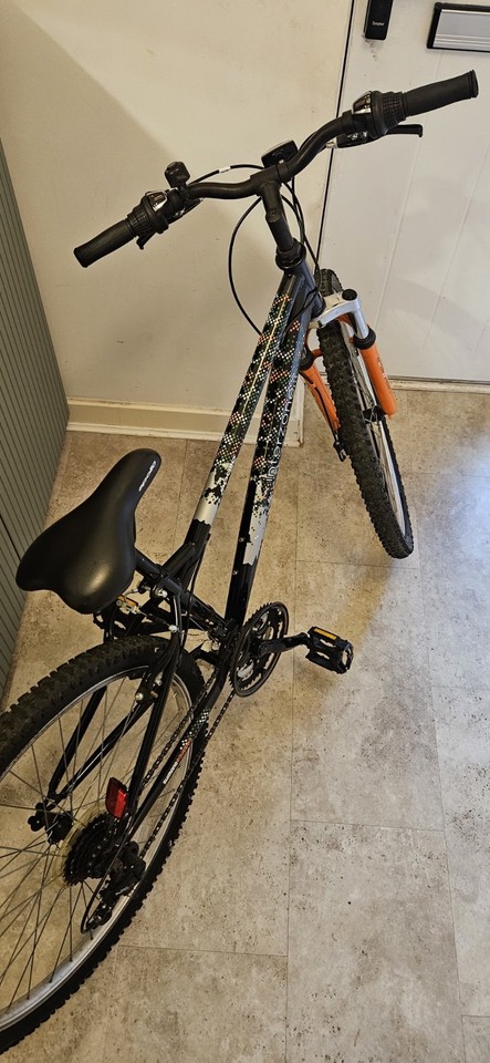 Apollo Interzone Junior Mountain Bike Wheel 26" Black/Green/Orange ...