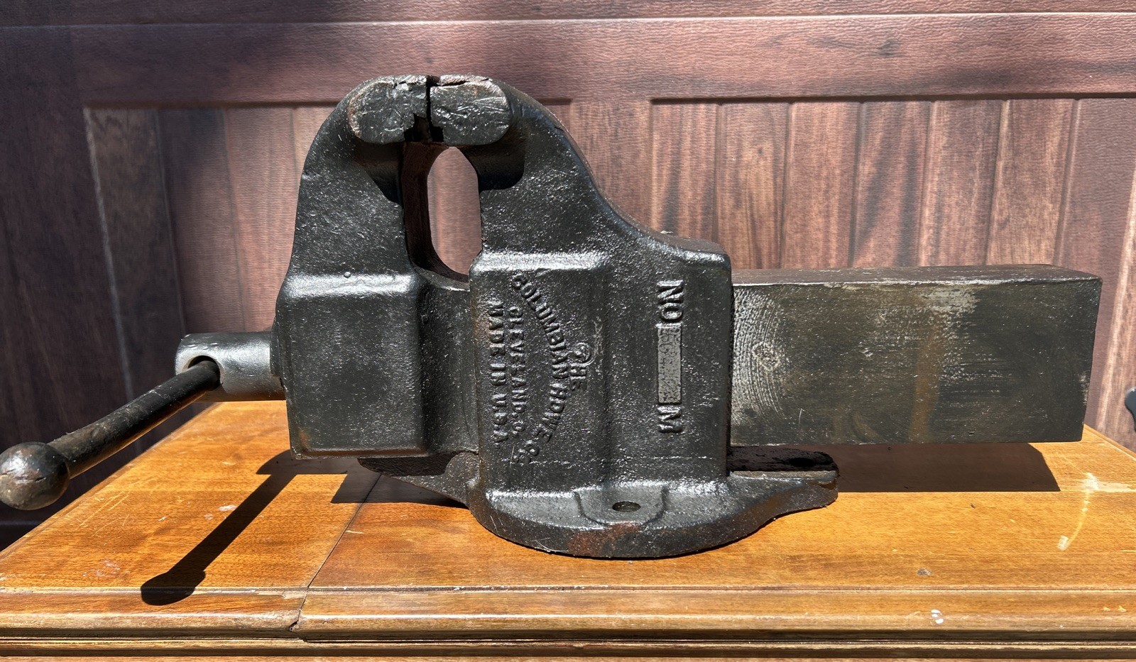 VTG Columbian Howe No 504 1/2" M Heavy Duty Bench Vise Cleveland OH ...