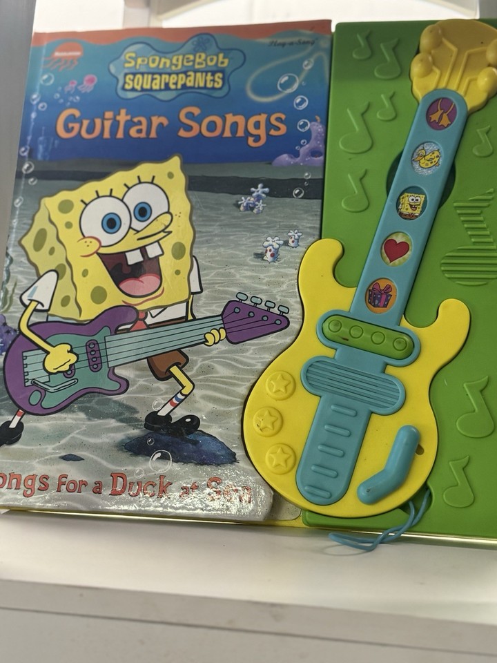 SpongeBob SquarePants Guitar Songs Book - Play-a-Song Songs for a Duck ...