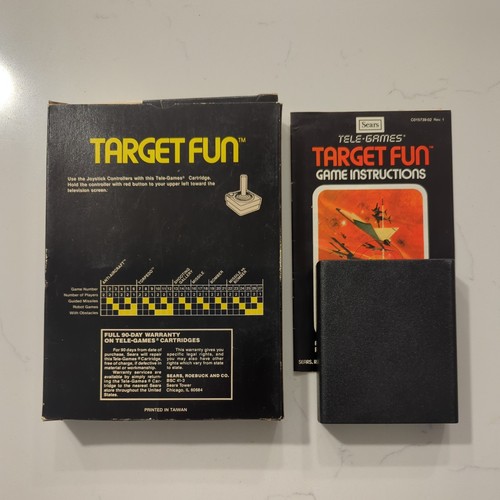 Target Fun - Atari 2600 Tele-Games - Box, Manual, Cartridge - Tested ...