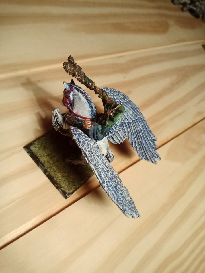 Warhammer Empire Balthasar Gelt Wizard On Pegasus Metal Figure | eBay UK