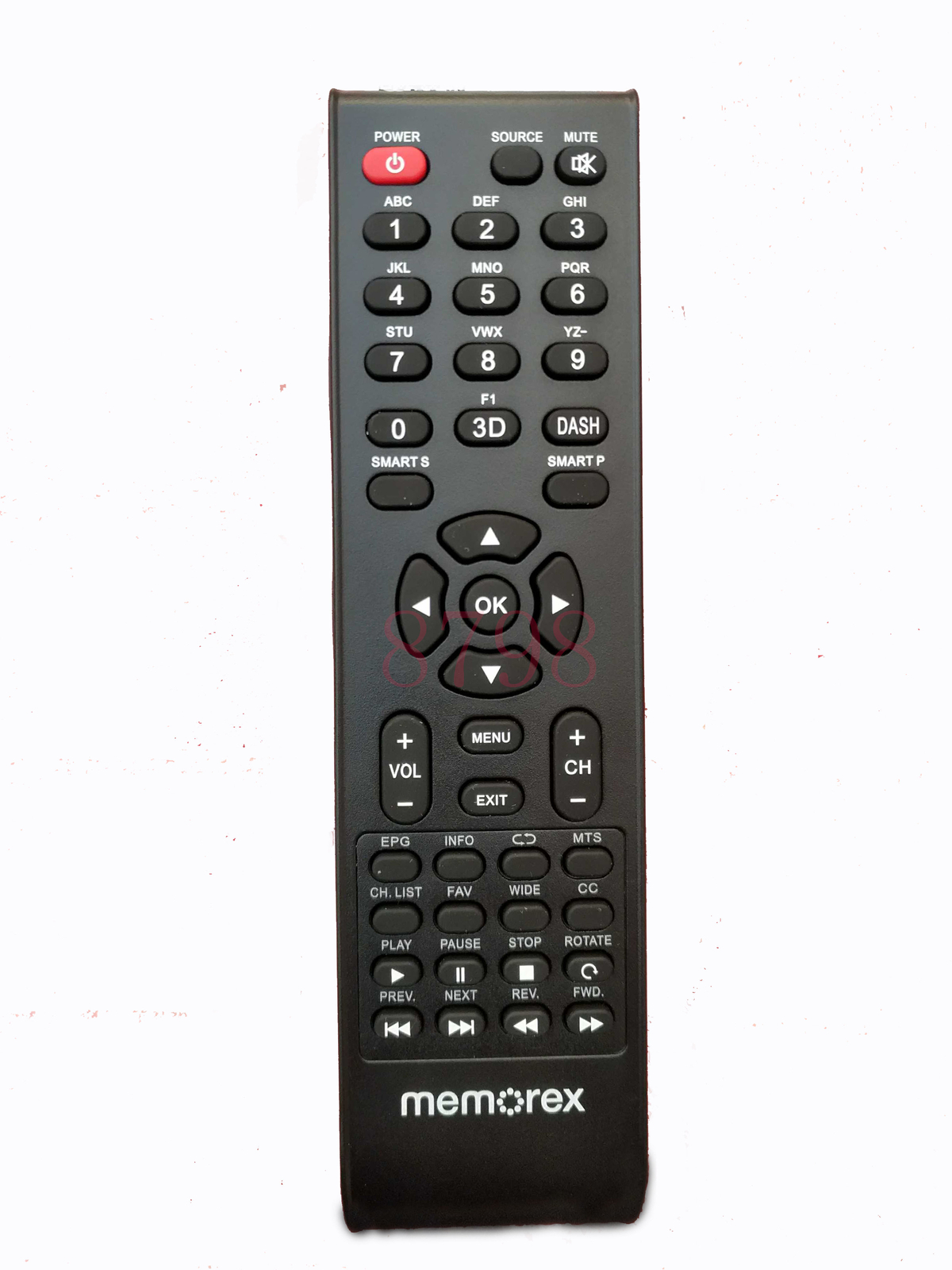 New Remote Control For Memorex MLT5552 MLT4352 MLT3252 CrystalVision ...