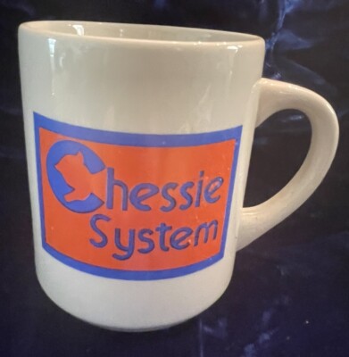 CHESSIE System Coffee Cup Logo For The Chesapeake And Ohio Railroad New ...