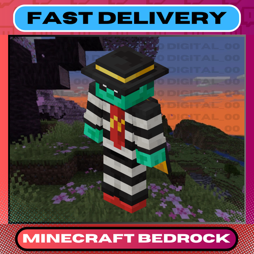 [ONLY CODE, FAST DELIVERY] ZOMBIE HAMBURGLAR MCDONALD'S SKIN MINECRAFT ...