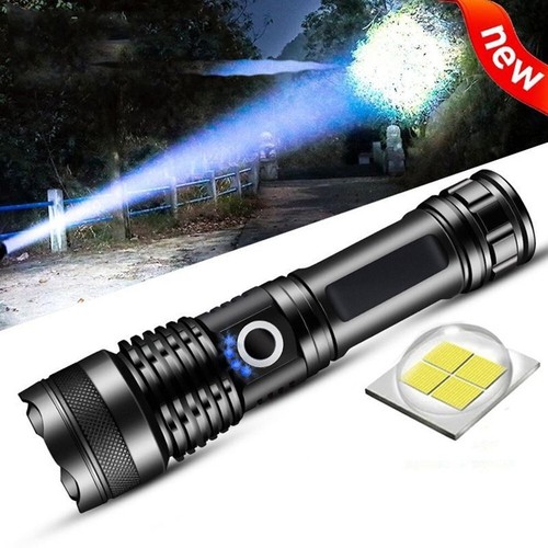 Long Lifespan P50 Led Flashlight with Strong Light Weak Light Burst ...
