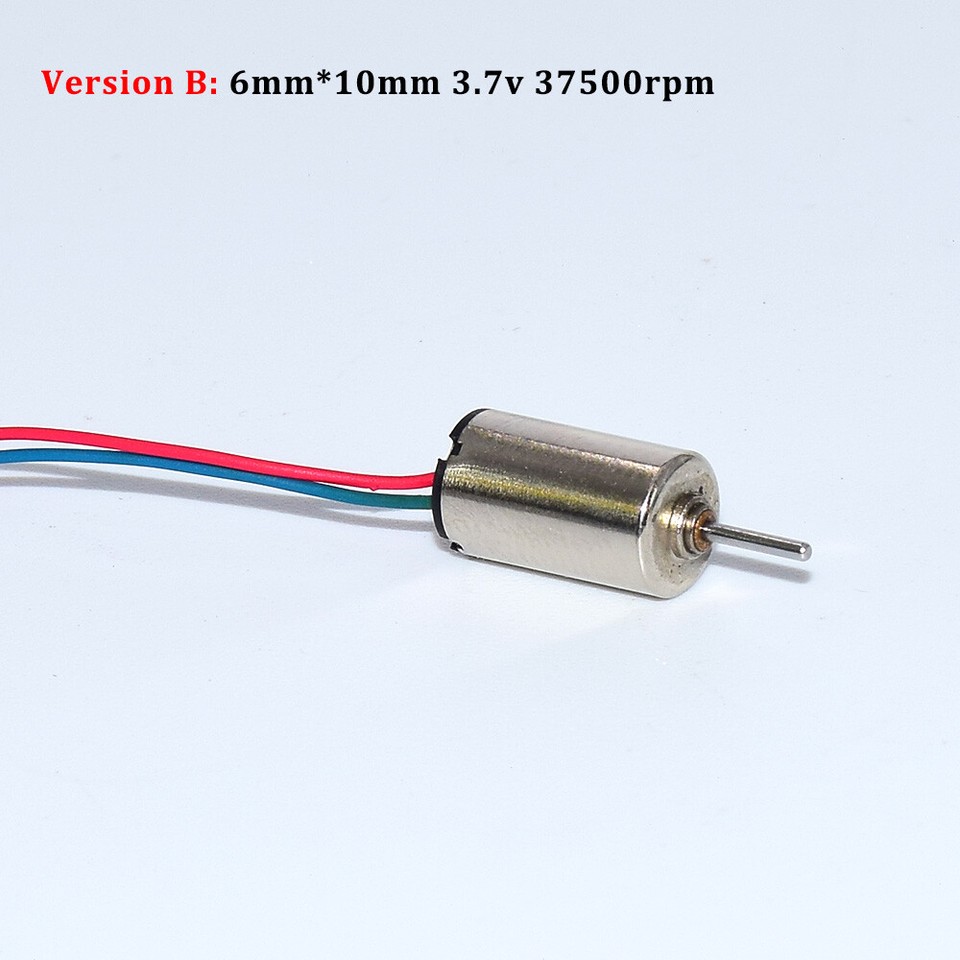 Micro Tiny 6mm 610 612 Coreless Electric Motor DC 1.5V 3V 3.7V High ...