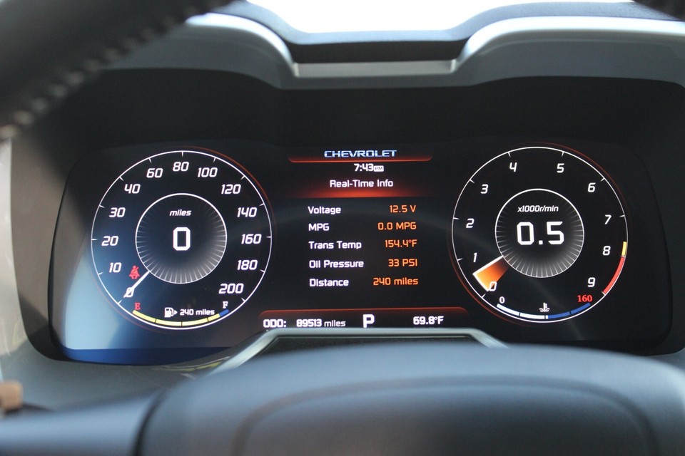 NEW 10-15 GEN 5 CAMARO LCD DIGITAL SPEEDOMETER INSTRUMENT CLUSTER V6 V8 ...