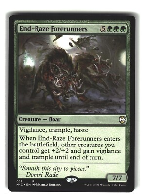 END-RAZE FORERUNNERS Kaldheim Commander #61 KHC(NM+)(MTG) | eBay