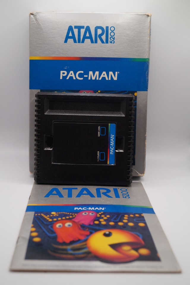 Atari 5200 Pac-Man w/ Box, Manual & Keypad Overlays 77000052087| eBay